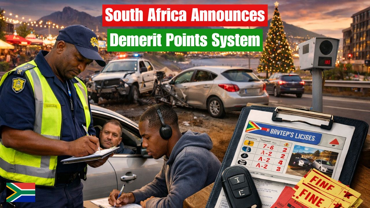 South Africa Announces 2026 Demerit Points System: New Driving ...