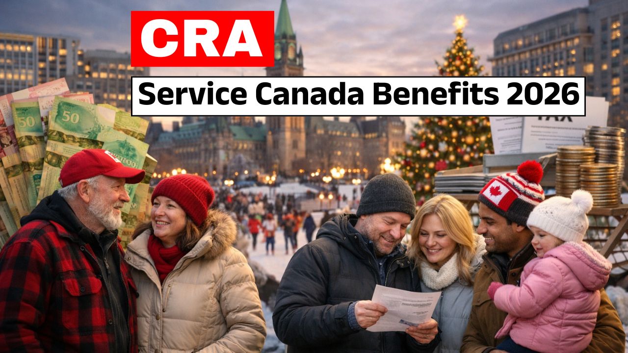 CRA and Service Canada Federal Benefits for 2026: Here Are All the ...